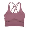 LELINTA Padded Sports Bra for Women Workout Fitness Running Crop Yoga ...