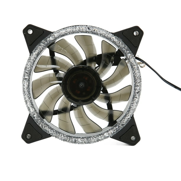 PC Case Fans, Double RGB Circles Computer Cooling Fan Large Volume ...