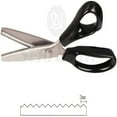 Zynic Stainless Steel Pinking Shears Comfort Grip Handled Professional ...