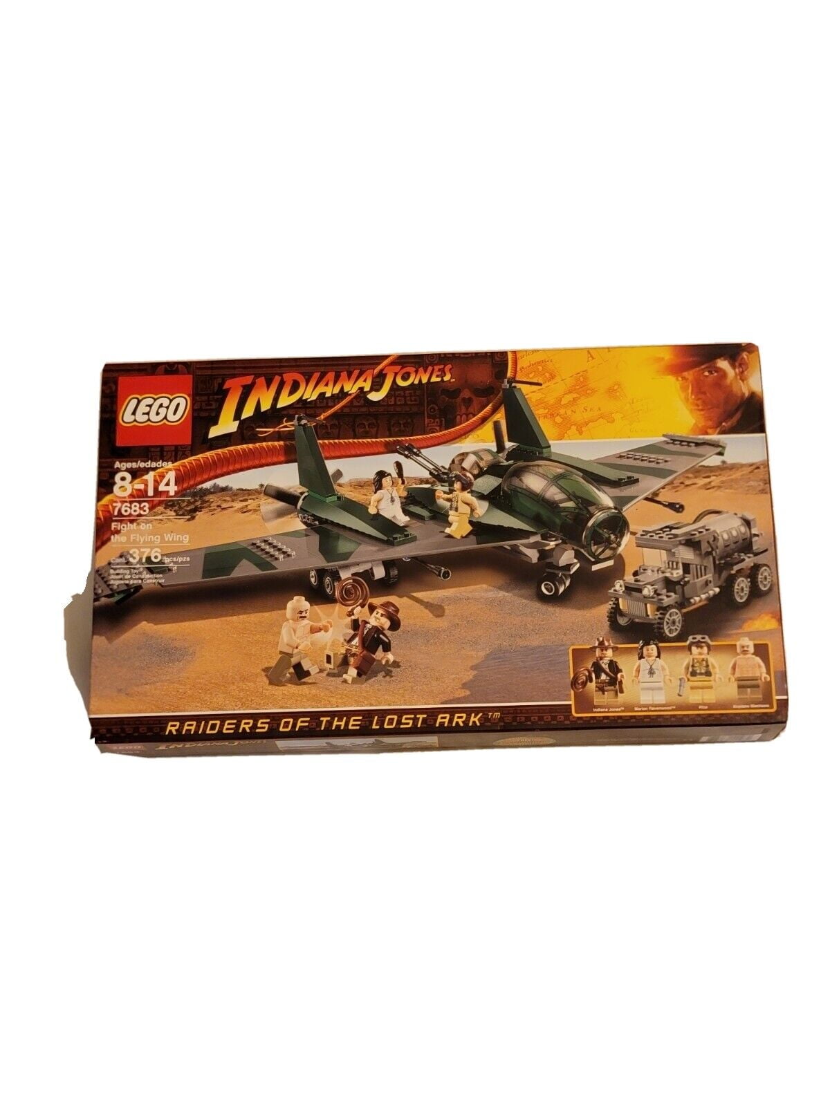 NEW Lego Indiana Jones 7683 Fight On The Flying Wing MISB Sealed ...