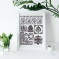 2pc Self-Adhesive Silk Screen Printing Stencil for Painting on Wood DIY ...