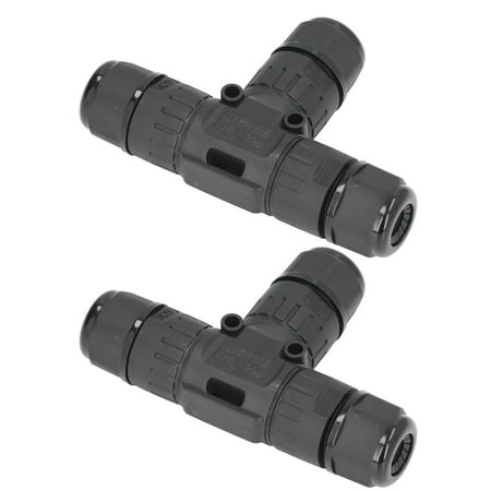 Connector, 3 Way 3 Wire Junction Box Connector T Type For Outdoor LED ...