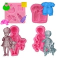 NEXAVKPR Chocolate Candy Sugar Craft Exquisite Baby Theme Paste Mold ...
