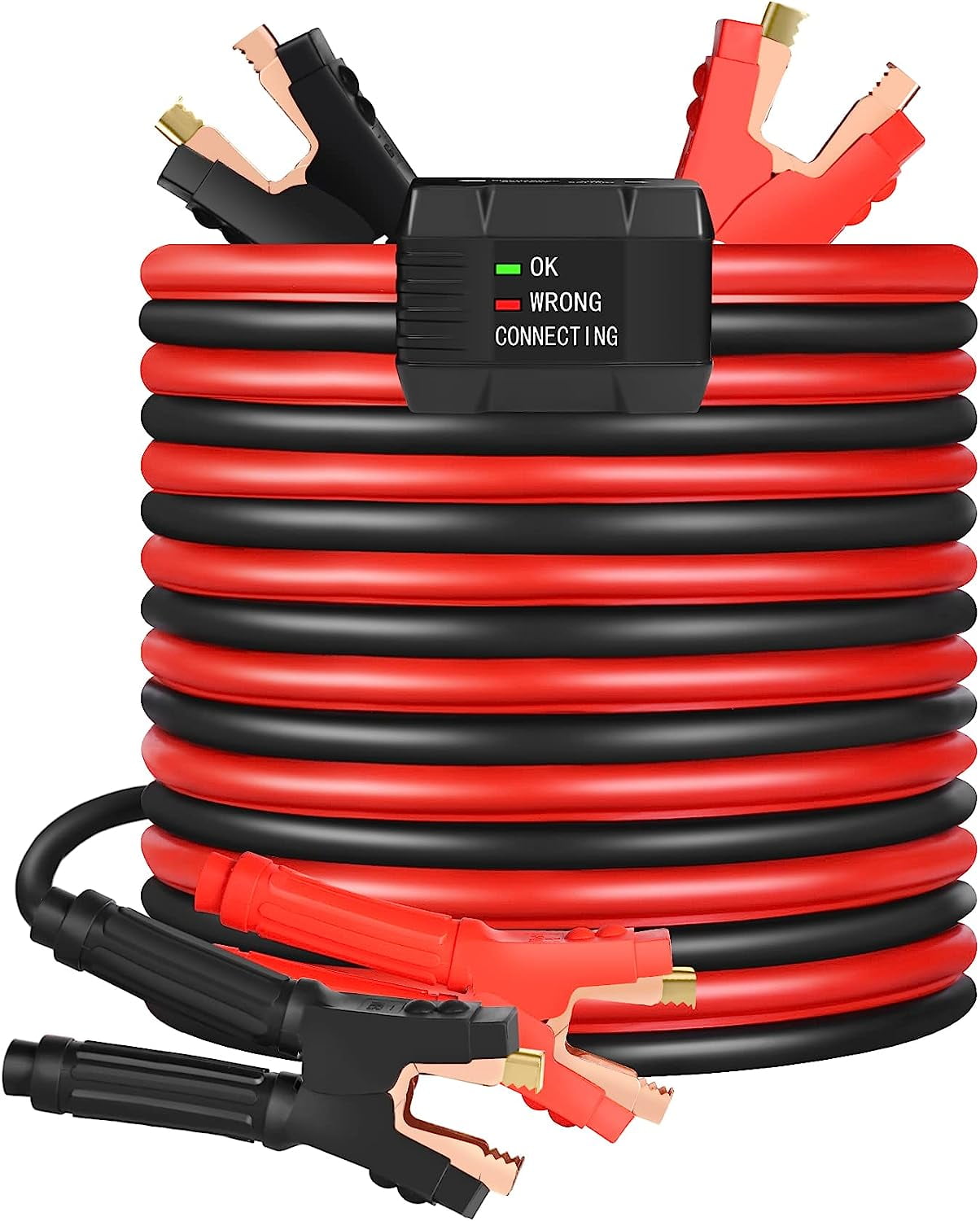 Jumper Cables, Heavy Duty Booster Cables 0 Gauge 25Feet (0AWG x 25Ft ...