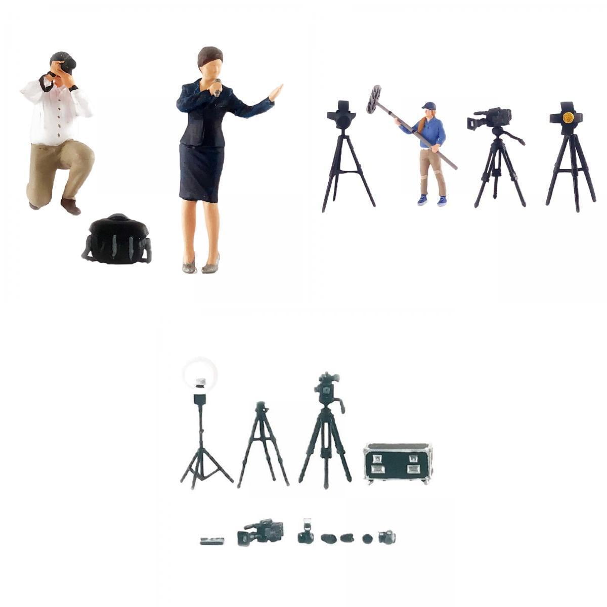 Paquete de 3 Figuras 1:64 Fotografía Escena para Micro Paisaje estilo 1 ...