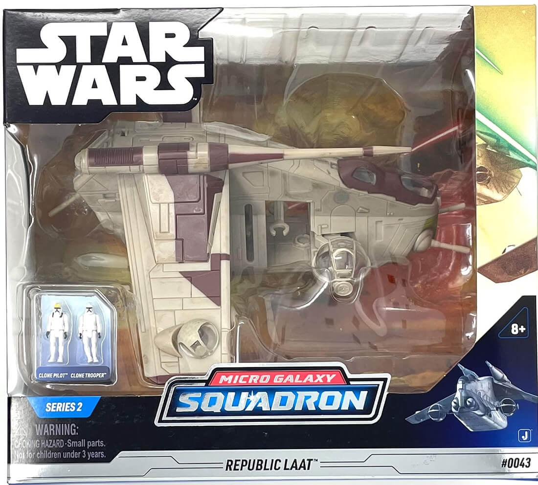 Star Wars Republic Laat Gunship Micro Galaxy Squadron