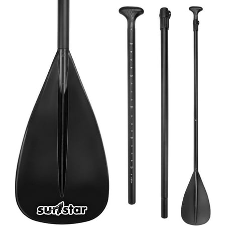 surfstar Adjustable 3-Piece Aluminum Alloy SUP Paddle, Afloat Stand Up ...