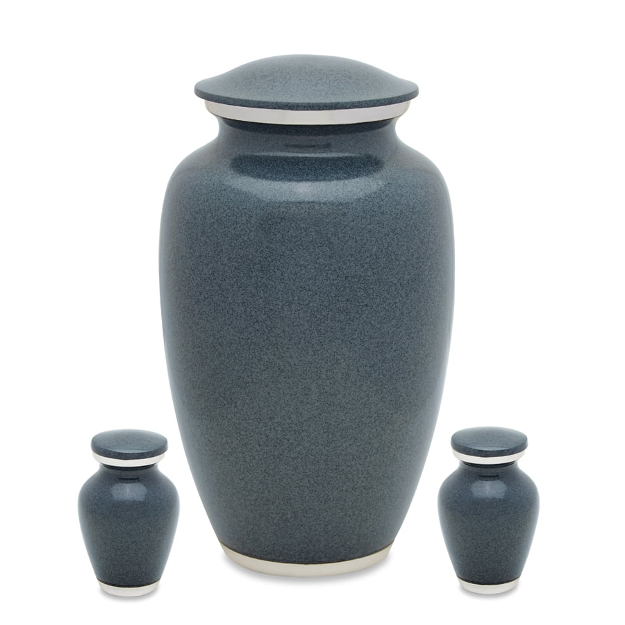 Urnsdirect2u Slate Gray Adult Urn with 2 Tokens - Walmart.com