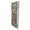 Contemporary Home Living 39.5" Gray and Brown Handcrafted Windmill with ...