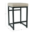 HomePop 24" Open Back Counter Stool, Multiple Colors - Walmart.com