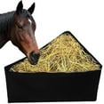 Horse Corner Hay Feeder with Large Capacity, Mesh Bottom and Metal ...