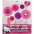 Hello Kitty Paper Fan Decorations, 6ct - Walmart.com