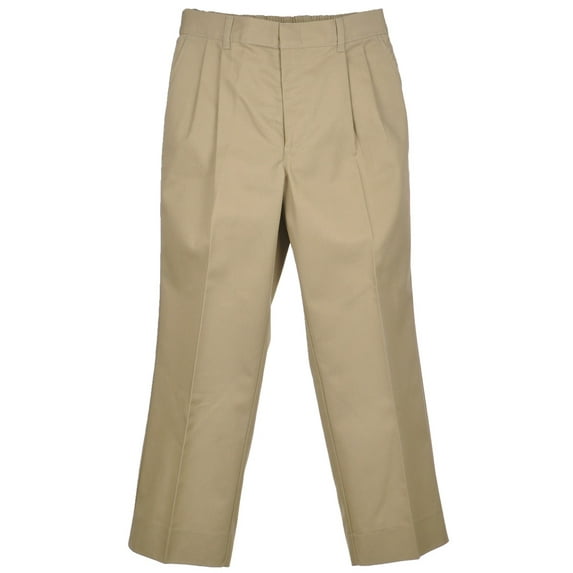 Rifle Big Boys' Husky Pleated Pants (Husky Sizes) - khaki, 38h ...