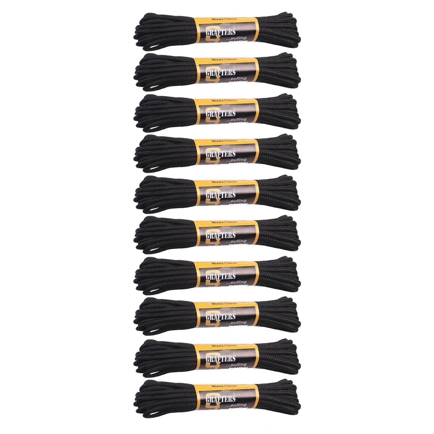 Grafters Round 210cm Boot Laces (Packet Of 10) Pack Of 10 (83in)