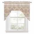 Bohemian Swag Curtain Valance for Windows, Traditional Ethic Pattern ...