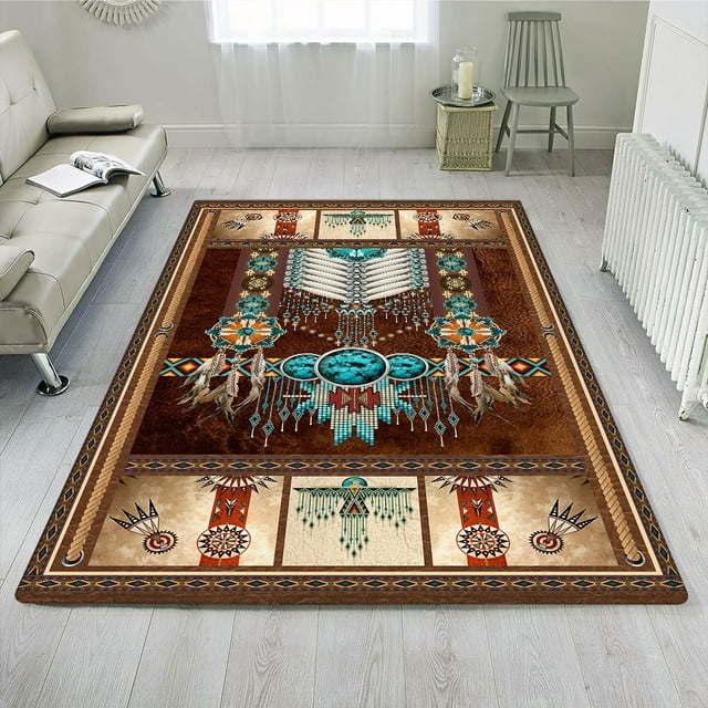 Rectangle Area Rug For Living Room, Bedroom, Inspired Rug PN1107Rv1 ...