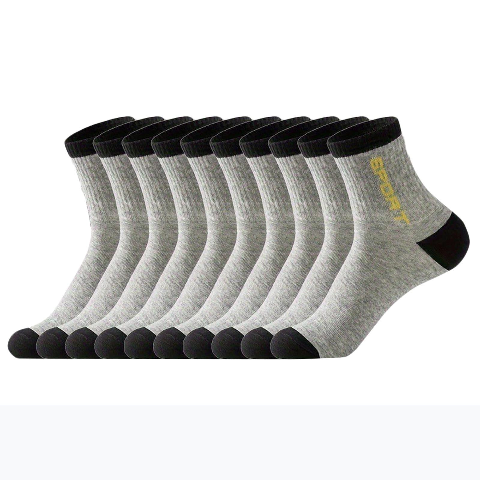 Click here for Fengqque Mens Cushioned Crew Socks  Moisture-Wicki... prices