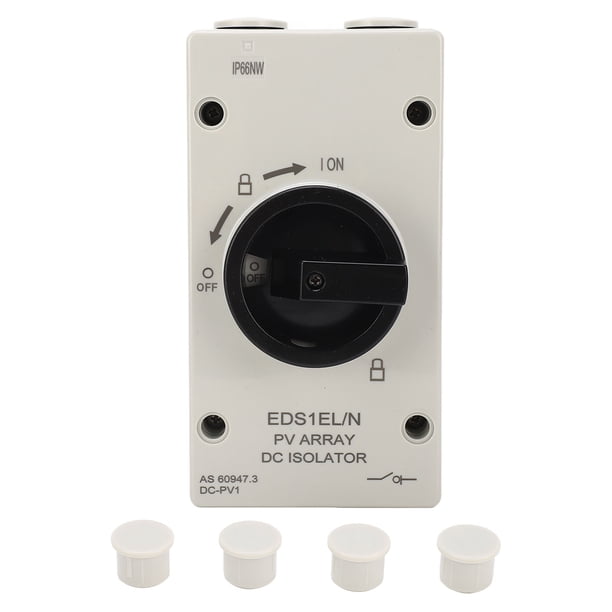 PV DC Isolator Switch 32A IP66 Waterproof Flame Retardant Photovoltaic ...