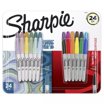 Sharpie Color Burst Permanent Markers, Fine Point, Assorted Colors, 24 ...