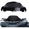 9 inch Black Wave Windshield Windscreen for Harley Electra Touring ...