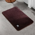 Absorbent Bathroom Floor Mat for Shower and Toilet Area, Non-Slip ...