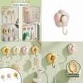 Sunflower Flower Washable Suction Cup Hooks - Powerful Vacuum Hangers ...