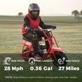 FRP GMB100 Small Gas Dirt Bike, 99CC Engine, 28MPH Off-Road Motorcycle ...