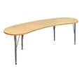 Tot Mate Curved Table, Adjustable Height Legs, Table Top Height 14" to ...