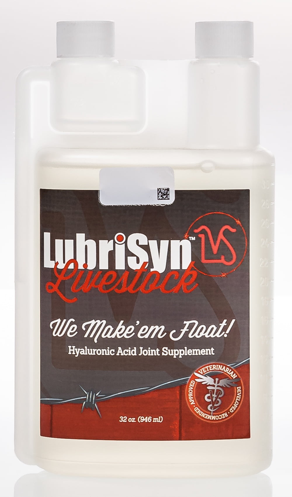 Halstrum Lubrisyn Livestock Joint Fluid Quart Hyaluronic Acid Odorless ...