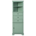 Yesfashion Triangle Tall Corner Cabinet Drawers And Adjustable Shelves ...