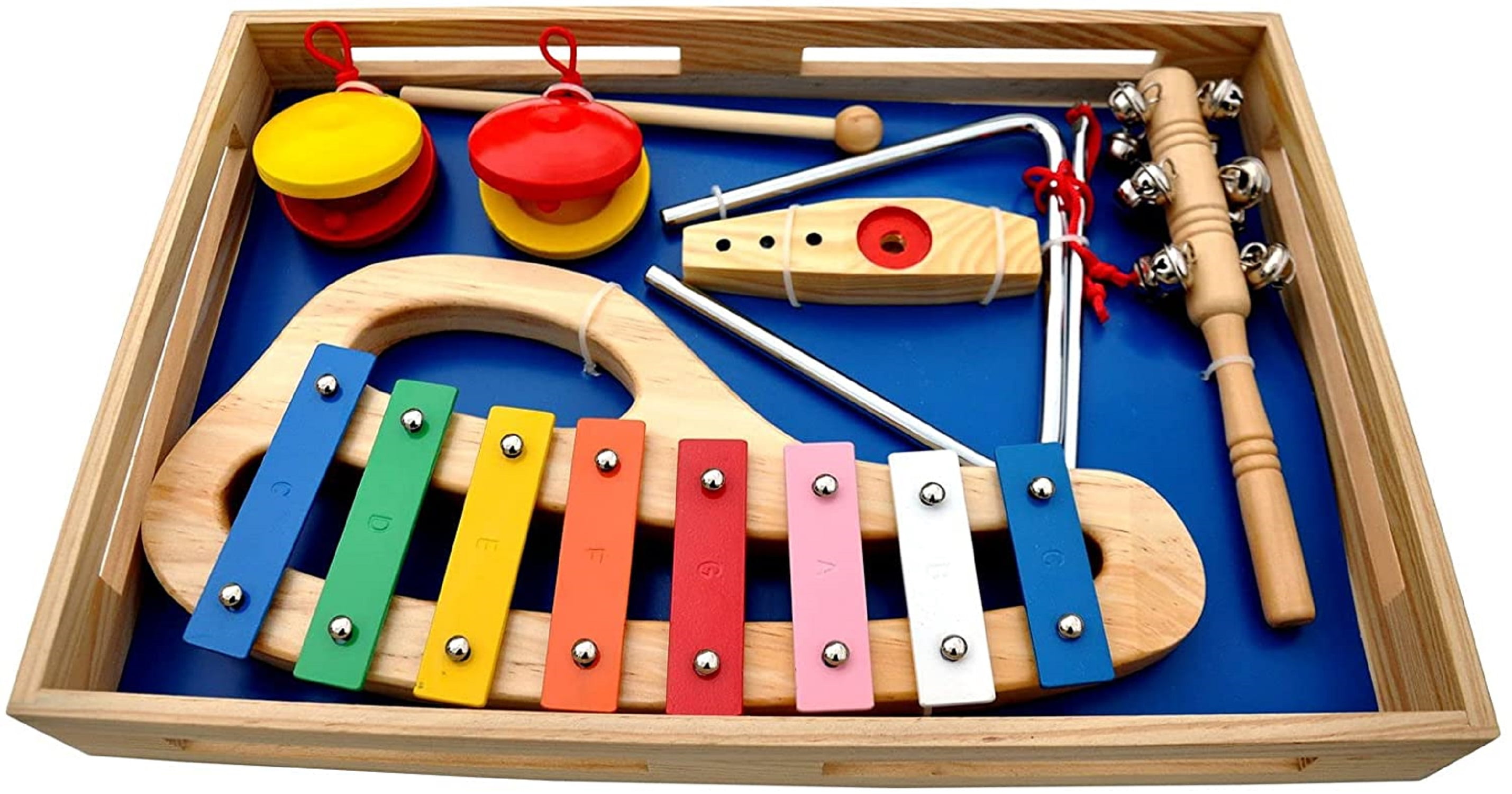 Schoenhut My Little Orchestra Toddler Musical Instruments 6 Piece Set ...