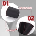 2Pcs PU Leather Car Door Handle Covers Door Handle Scratch Cover Guard ...