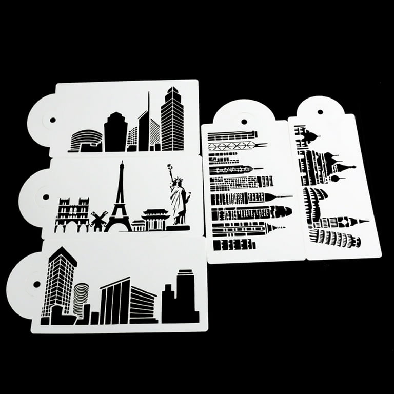 London Skyline Stencil