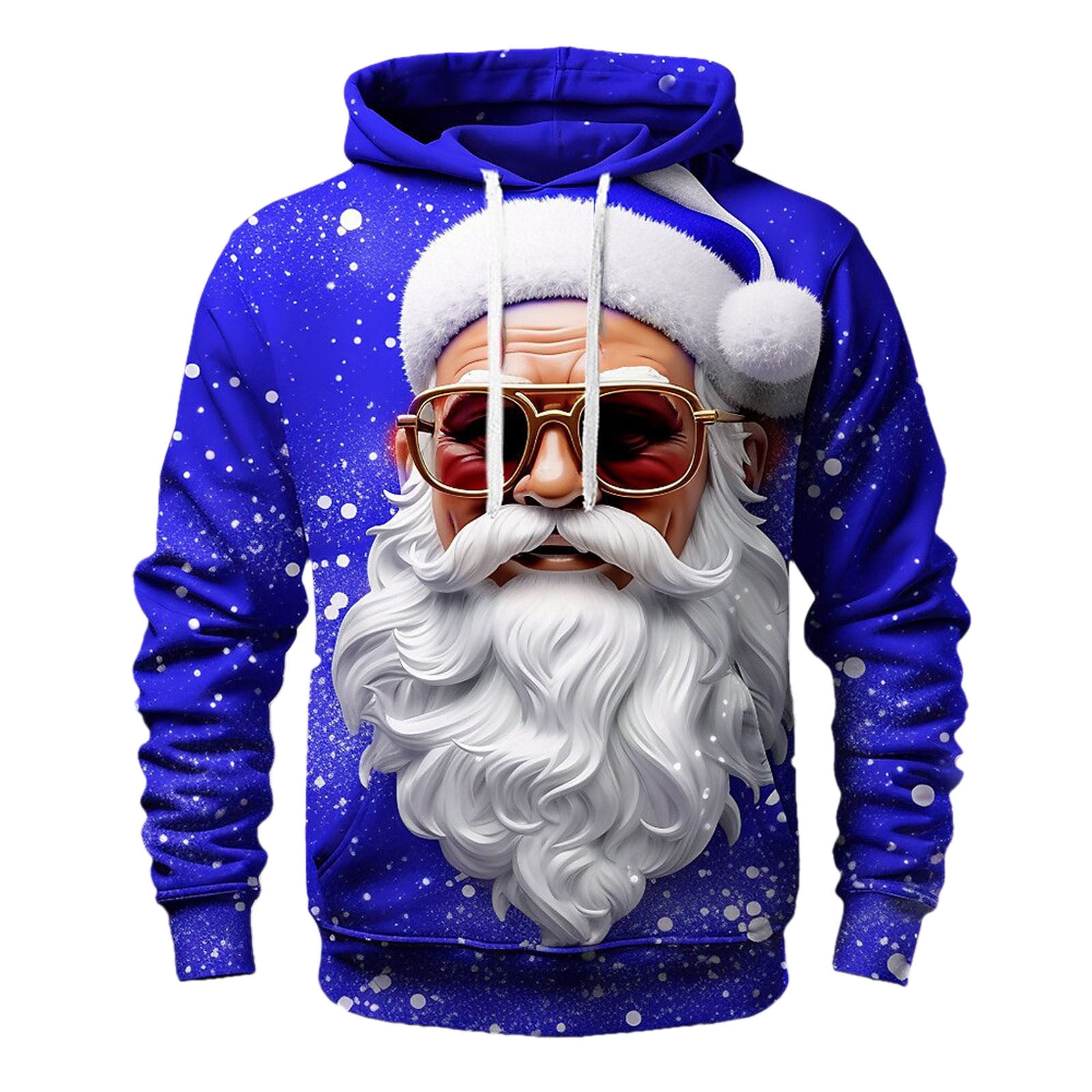 Click here for Somowi Mens Hoodies Christmas Santa 3d Printed Wit... prices
