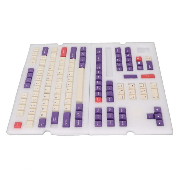 PBT Keycaps, 128 Keys 128 Keycaps Easy Installation For Mechanical ...