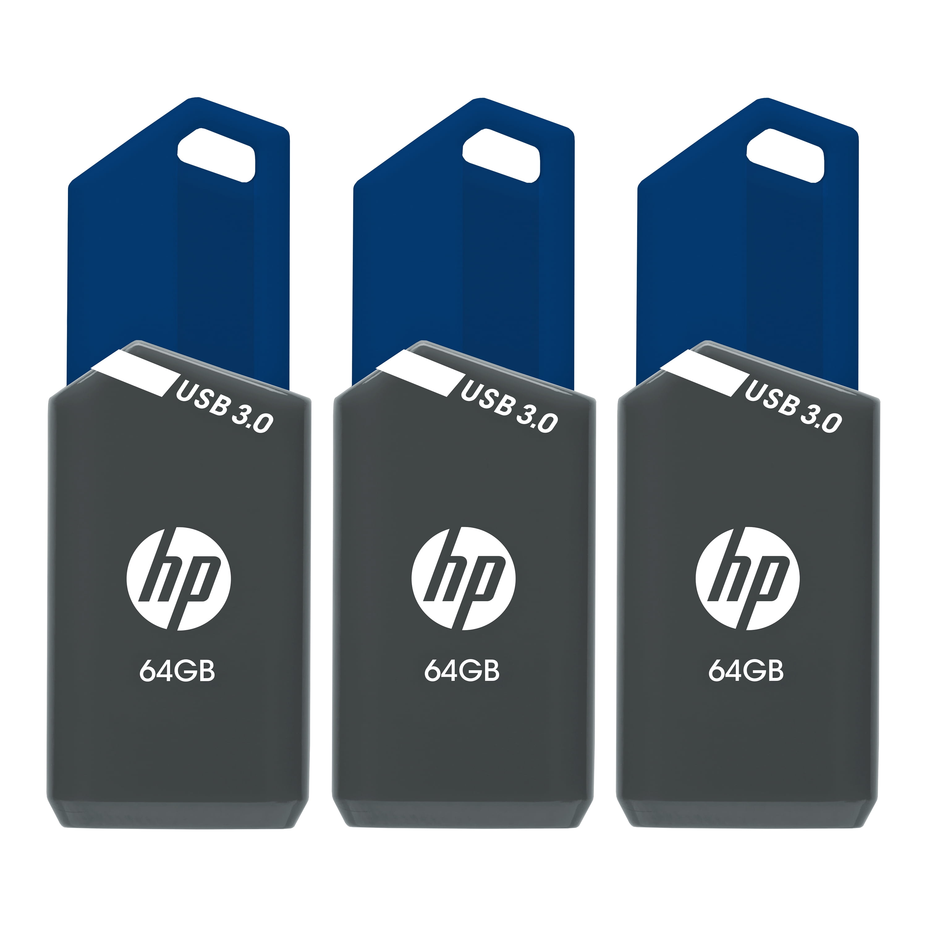 HP 64GB x900w USB 3.0 Flash Drive 3-Pack - Walmart.com