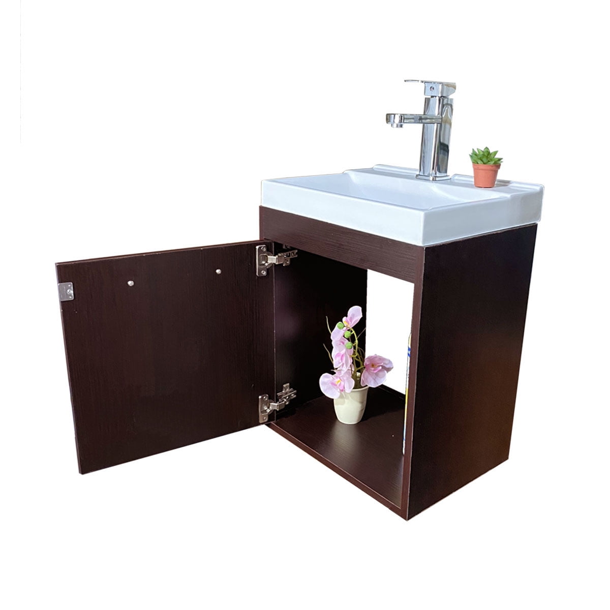 Gabinete Flotante para Baño Decomobil con Llave Monomando y Lavamanos ...