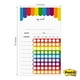 Cheerful Rainbow Weekly Chore Chart / 6" x 10" Sticky Note Fill In Task ...