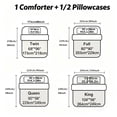 3pcs cooling Comforter Solid Color Rhombus Grid King Size Bedding Soft ...