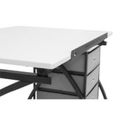 Studio Designs Comet Center Plus Drawing Table with Padded Stool 2 ...