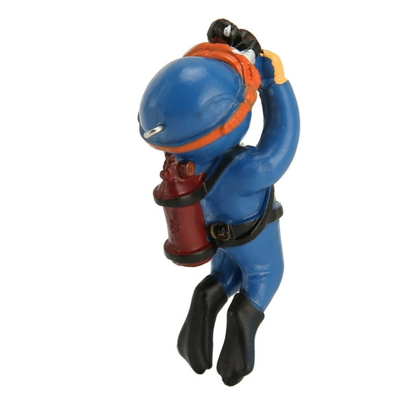 Aquarium Diver Decoration, Wearable PVC Material Blue Fade Resistant ...