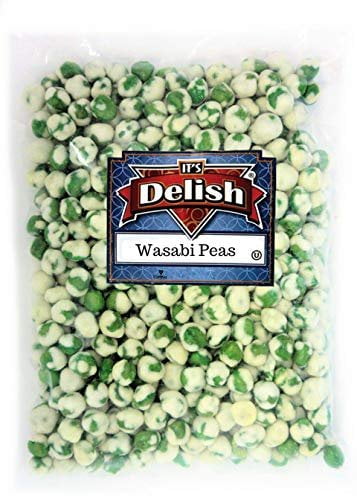 Wasabi Peas - Crunchy Oriental Spicy Snack - by Its Delish (1 lb ...