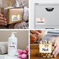 10 Sheet PVC Waterproof Blank Label Stickers Writable Adhesive Label ...
