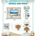 CoTa Global Oceanic Sea Shell Beach 6x4 Frame - Distressed Wood ...