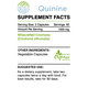 Quinine 120 Capsules, 500 mg, Wildcrafted Quinine (Cinchona officinalis ...