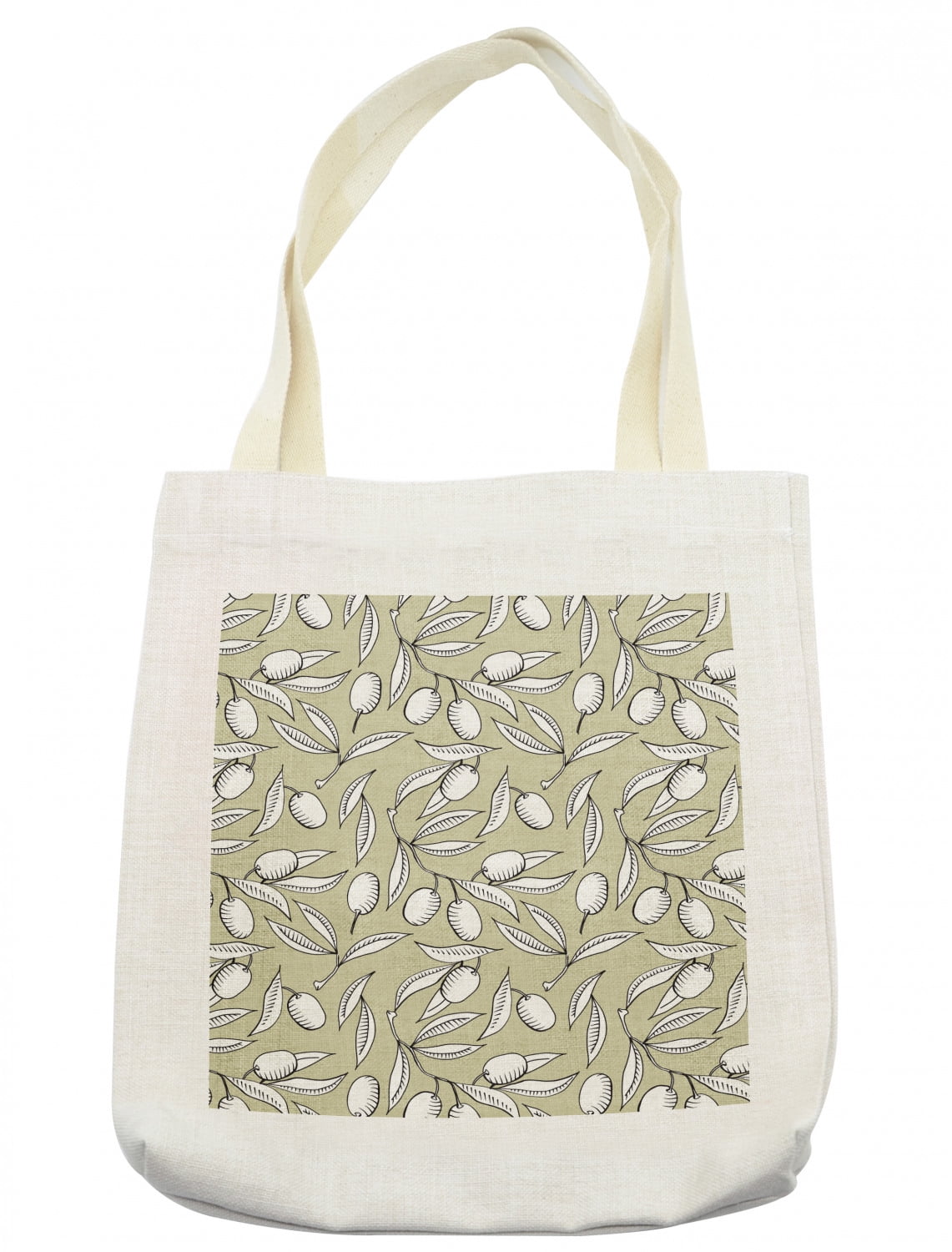 Nature Tote Bag, Olive Tree Branches Season Mediterranean Raw Food ...