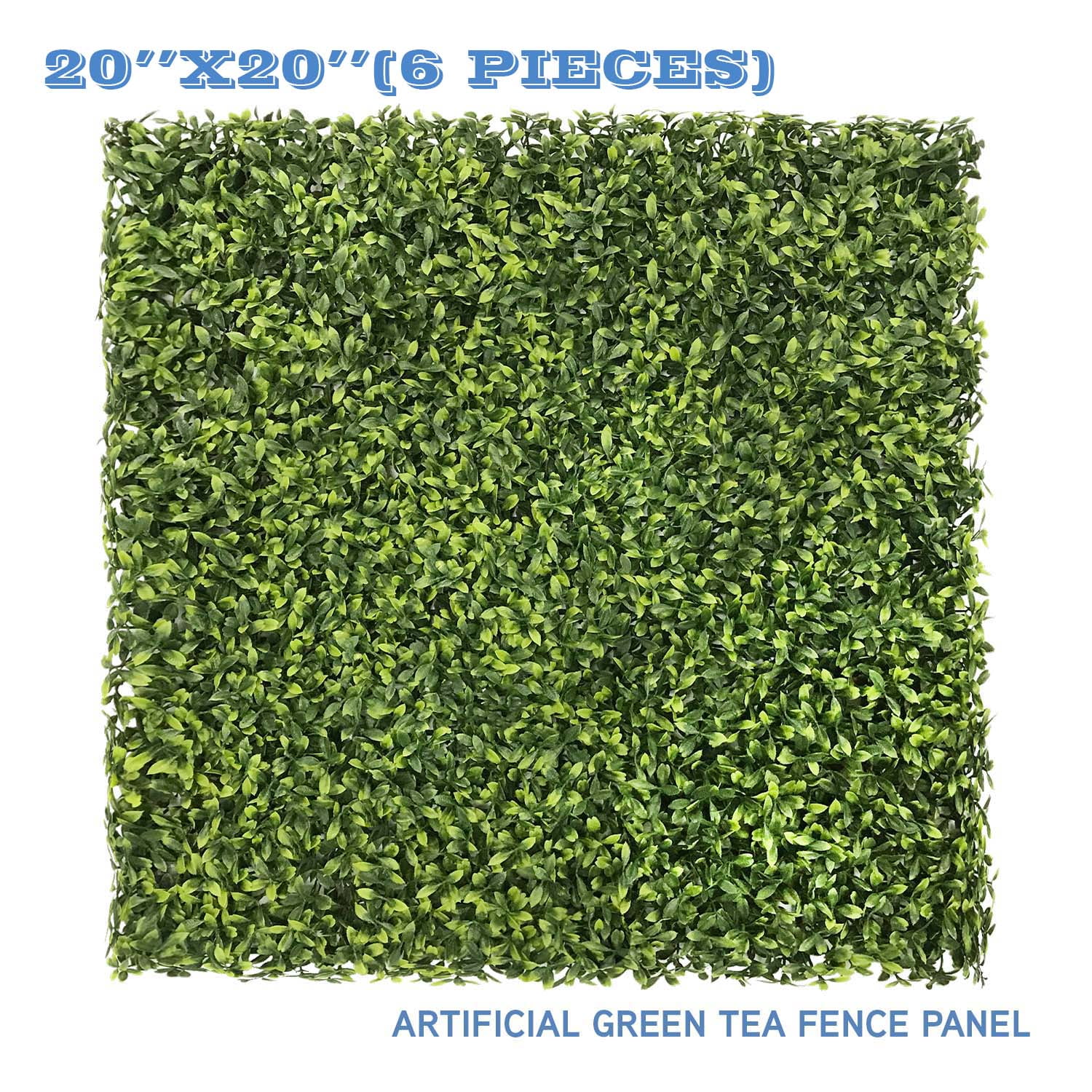 Sunshades Depot Artificial Green Tea 02 Fence Panel Green Wall ...