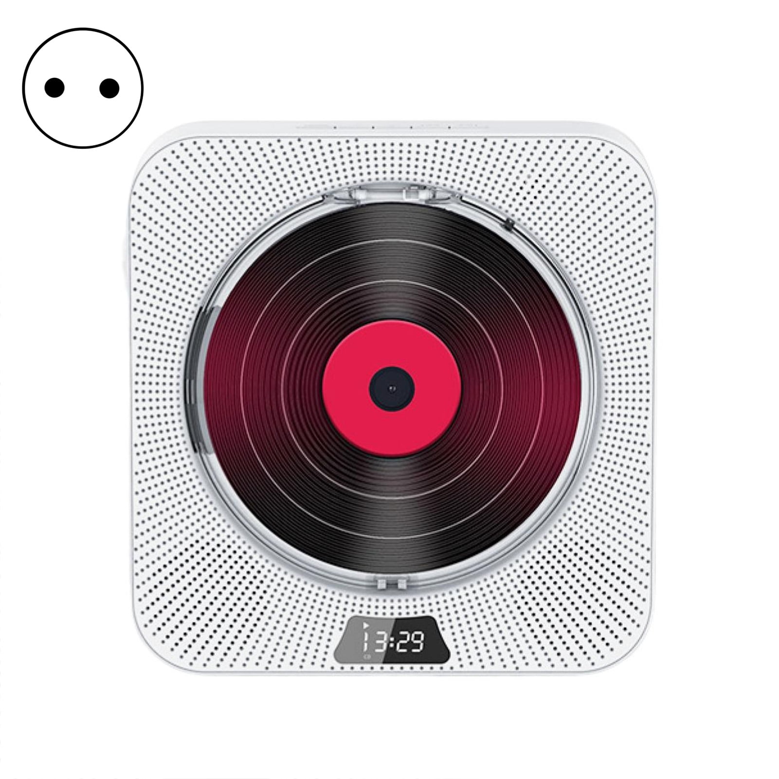 Zioy 1 Set Disc Player Wall-mounted Disc /TF Repeat Built-in Bluetooth ...