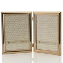 Afuly Double Wooden Hinged Picture Frame 5x7, Gray White, 2 Openings ...