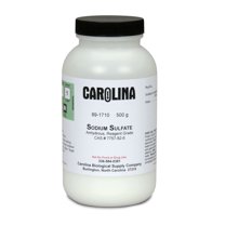 Sodium Sulfate, Anhydrous, Reagent Grade, 500 G - Walmart.com